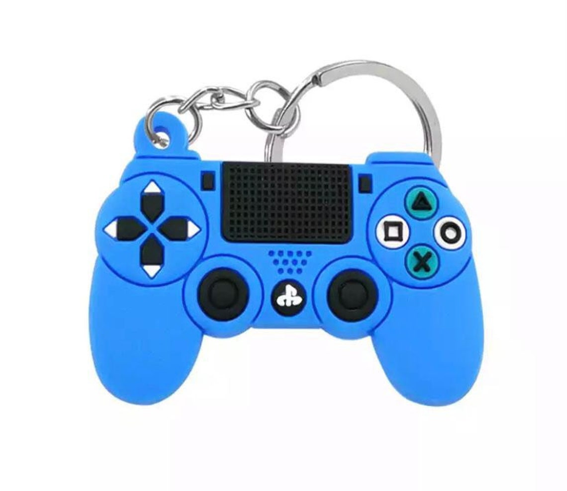 Playstation Controller Coloured Keyring Keychain Birthday | Etsy UK