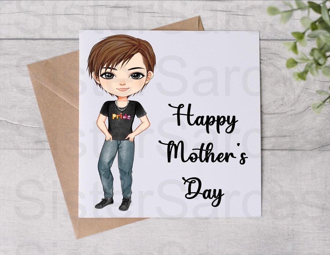Mother’s Day Card - Card for Mum - Pride - LGBT Mums - for My Two Mums ...