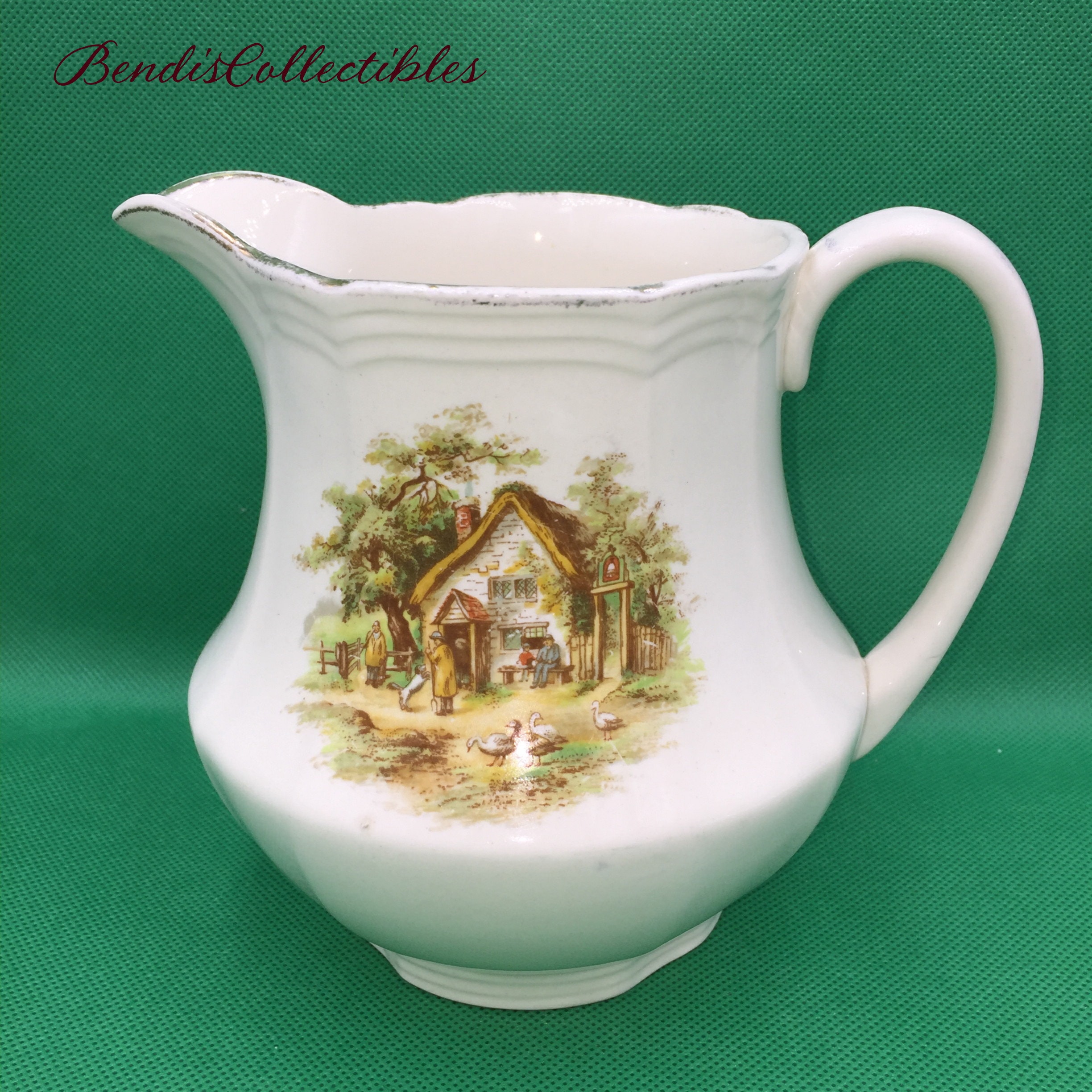 Vintage 1930's Alfred Meakin Pitcher Jug. English Farm Design. Alfred ...