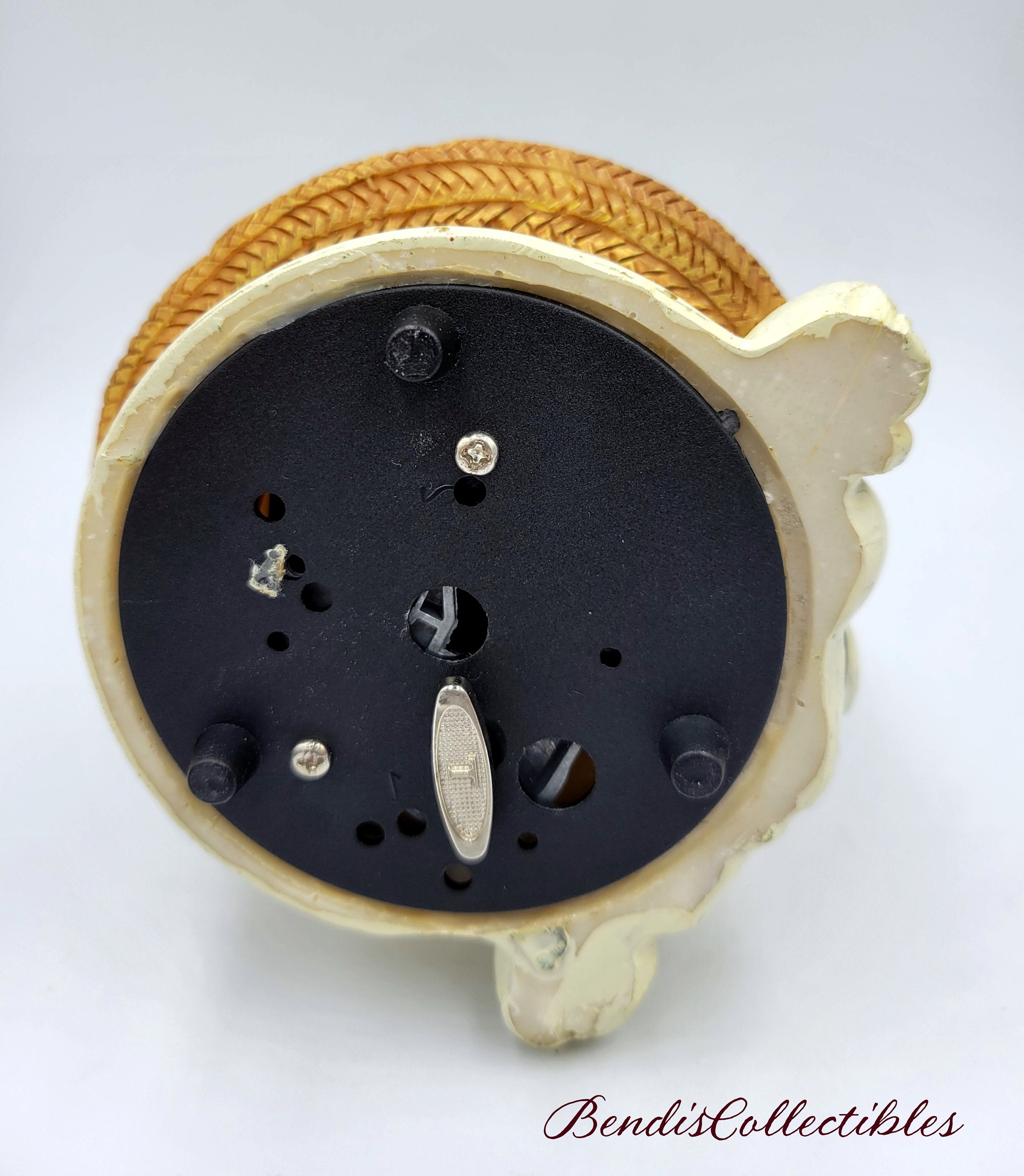 Vintage Music Box 3 Bunnies Rabits Themed, Bunny With Straw Hat ...