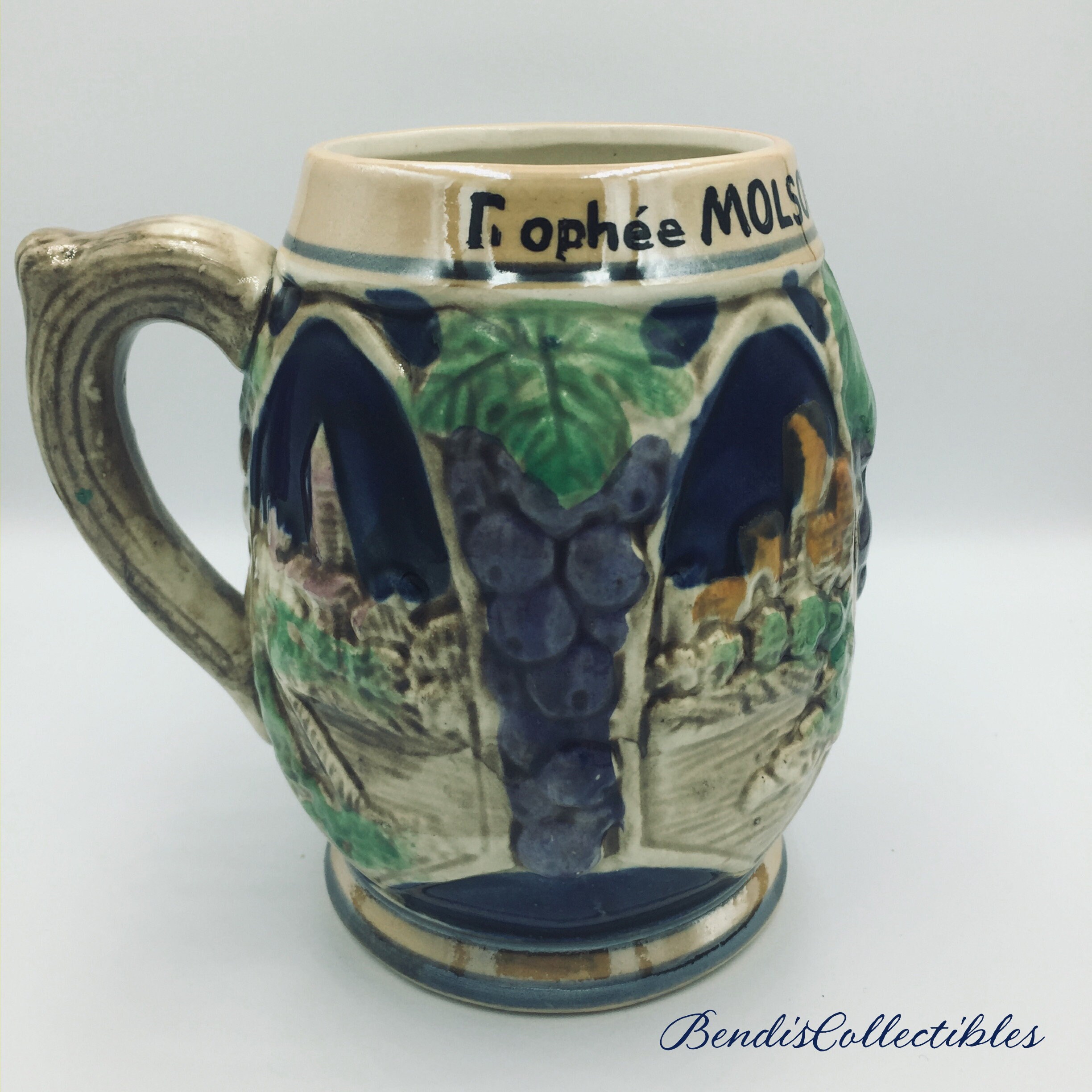 Vintage ESD Lefton Mug. Molson Canada 3D Mug.stein.lusterware - Etsy