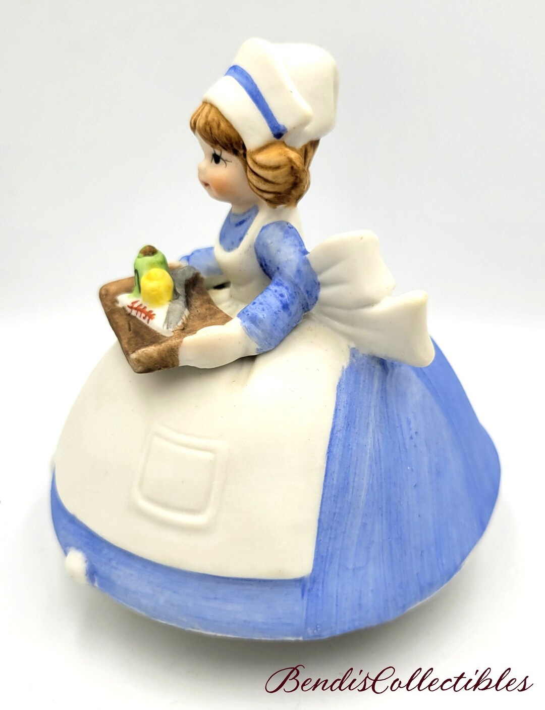 Vintage Nurse Doll Music Box Play "you Light up My Life". Rotating ...