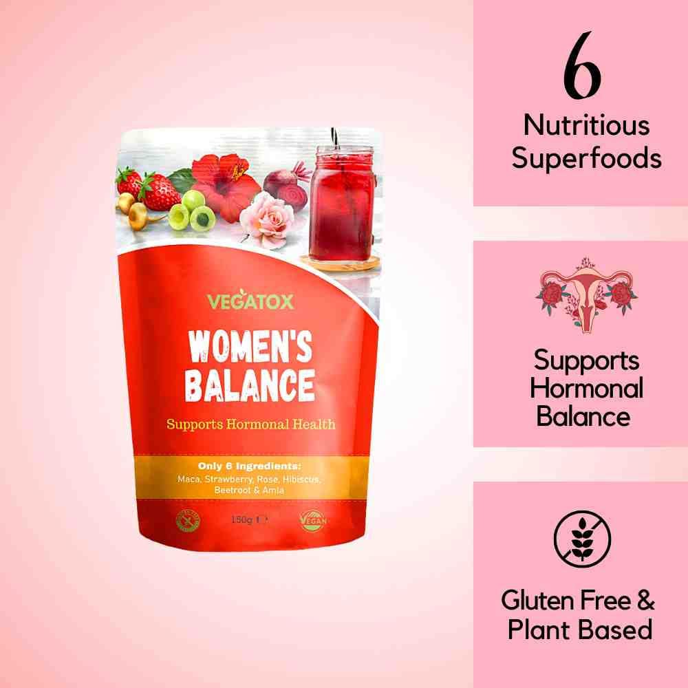 Natural Hormone Balance Powder, Plant-based Hormone Support & PMS ...