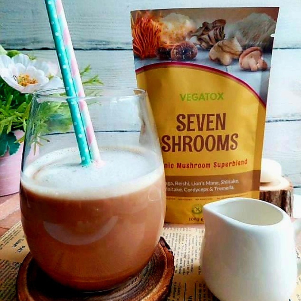 Mushroom Powder, Seven Mushrooms Superblend With Chaga, Reishi, Lion's ...