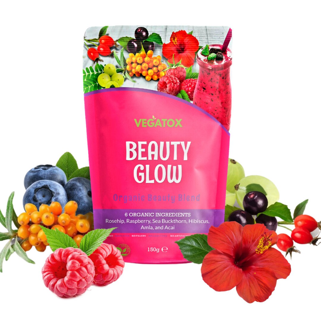 Beauty Glow - Super Berry Powder for Healthy Glowing Skin | Vegan ...