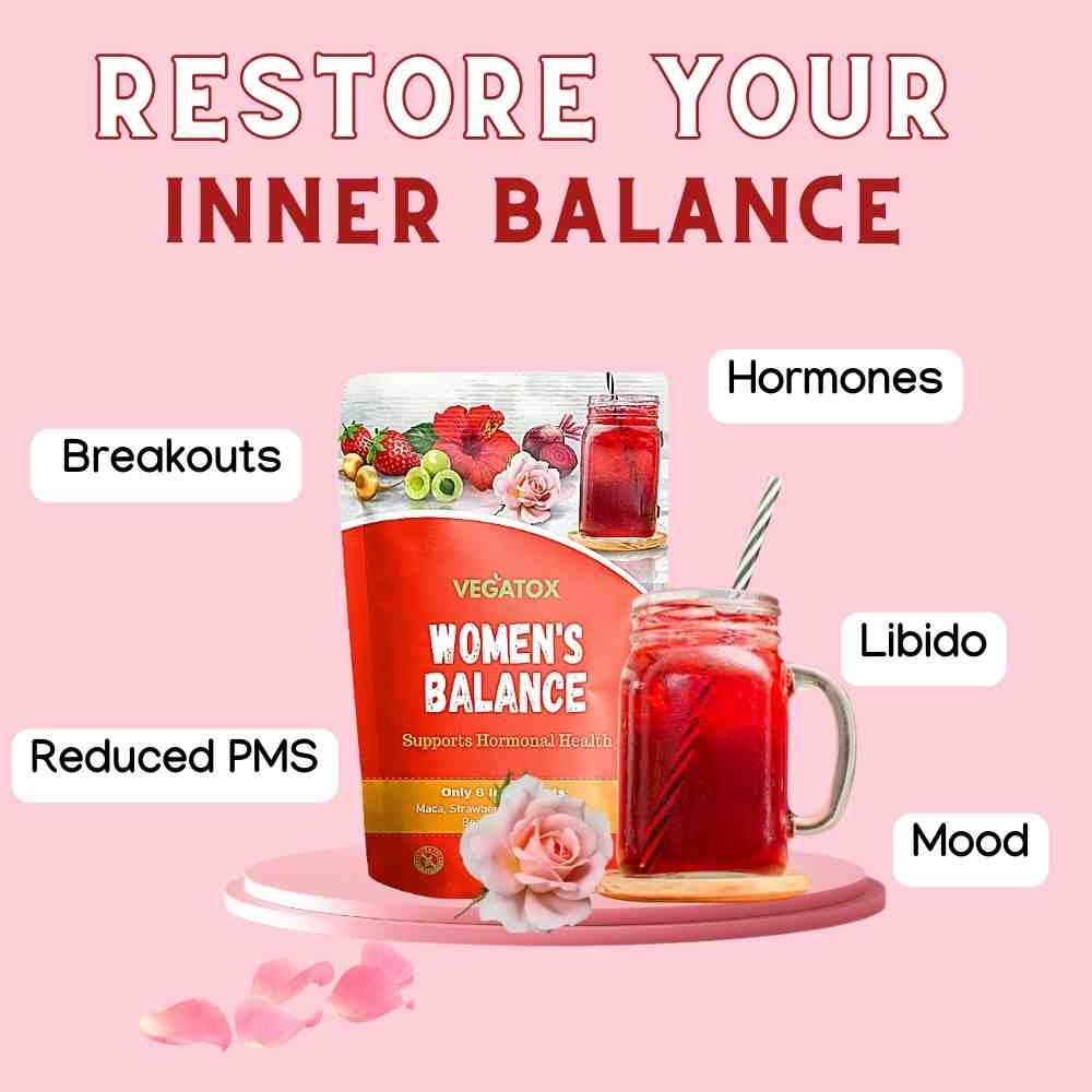 Natural Hormone Balance Powder, Plant-based Hormone Support & PMS ...