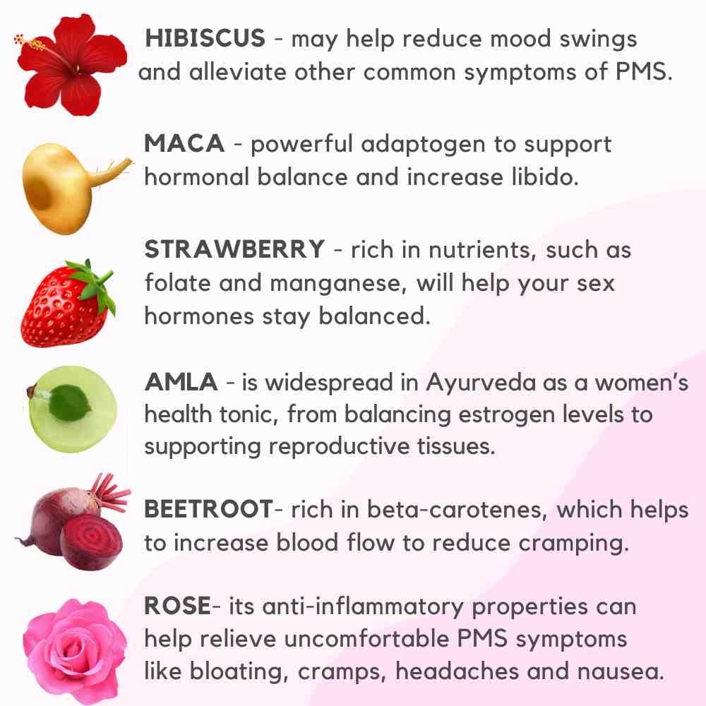 Natural Hormone Balance Powder, Plant-based Hormone Support & PMS ...