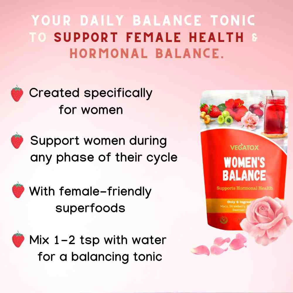 Natural Hormone Balance Powder, Plant-based Hormone Support & PMS ...