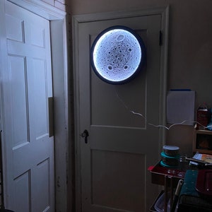 20” Sculpted Moon Light - Etsy