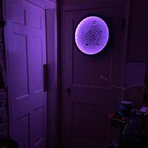 20” Sculpted Moon Light - Etsy