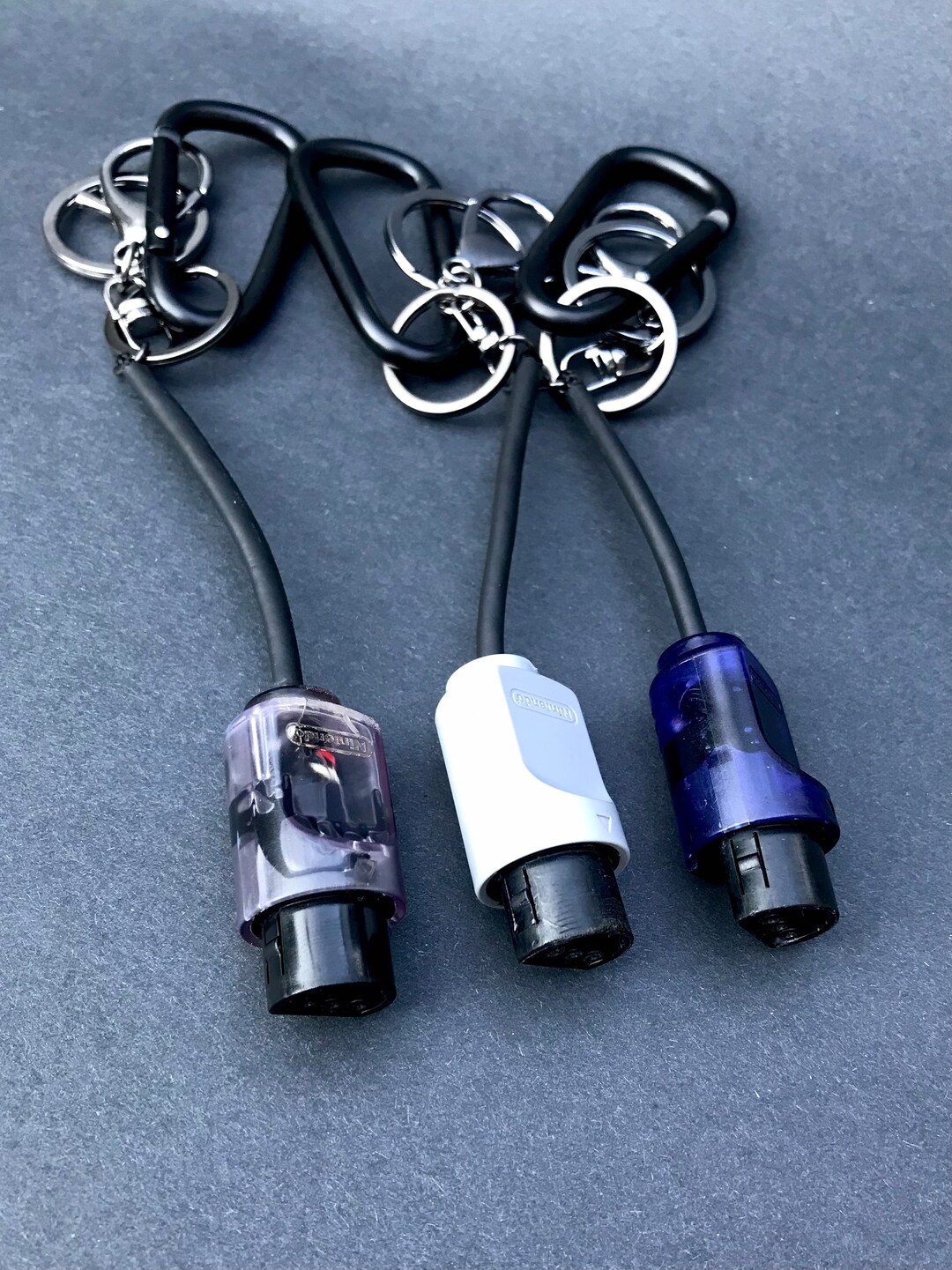 Gray N64 Controller Plug Keychain - Etsy