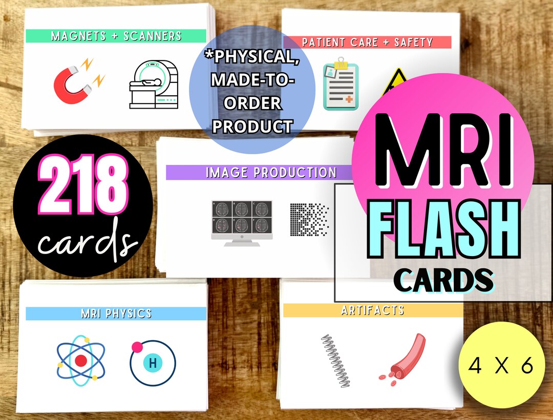 MRI Flashcards ARRT ARMRIT Study Guide Mri Flashcard Mri - Etsy UK