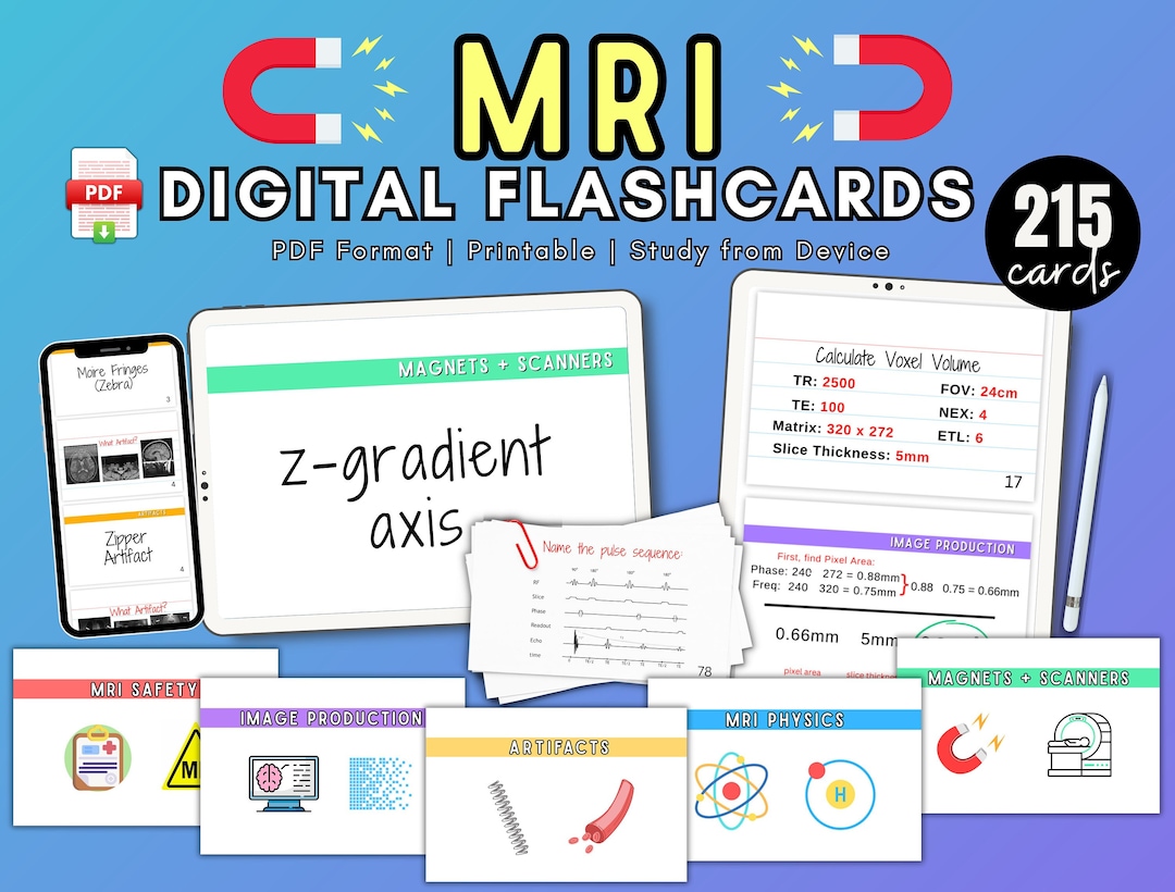 MRI Flashcards, ARRT ARMRIT Study Guide, Mri Flash Cards, Mri Tech, Mri ...