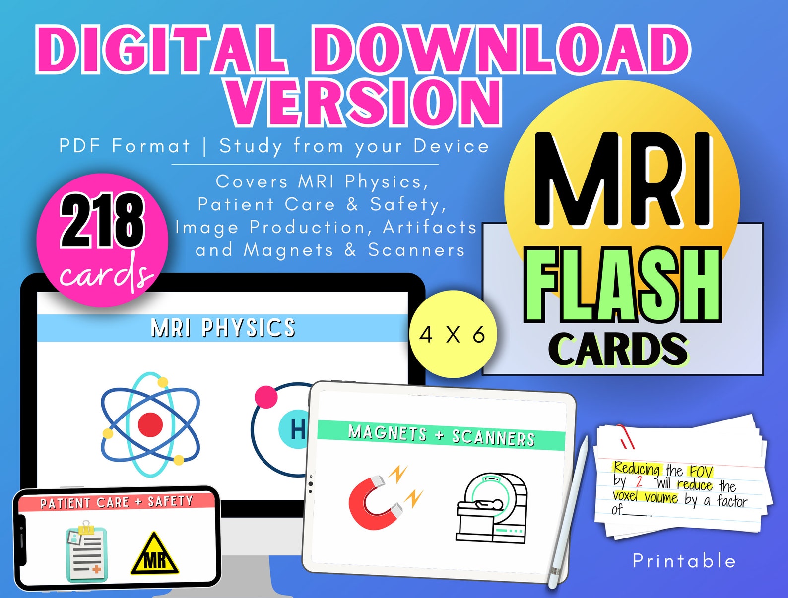 MRI Flashcards, ARRT ARMRIT Study Guide, Mri Flash Cards, Mri Tech, Mri ...