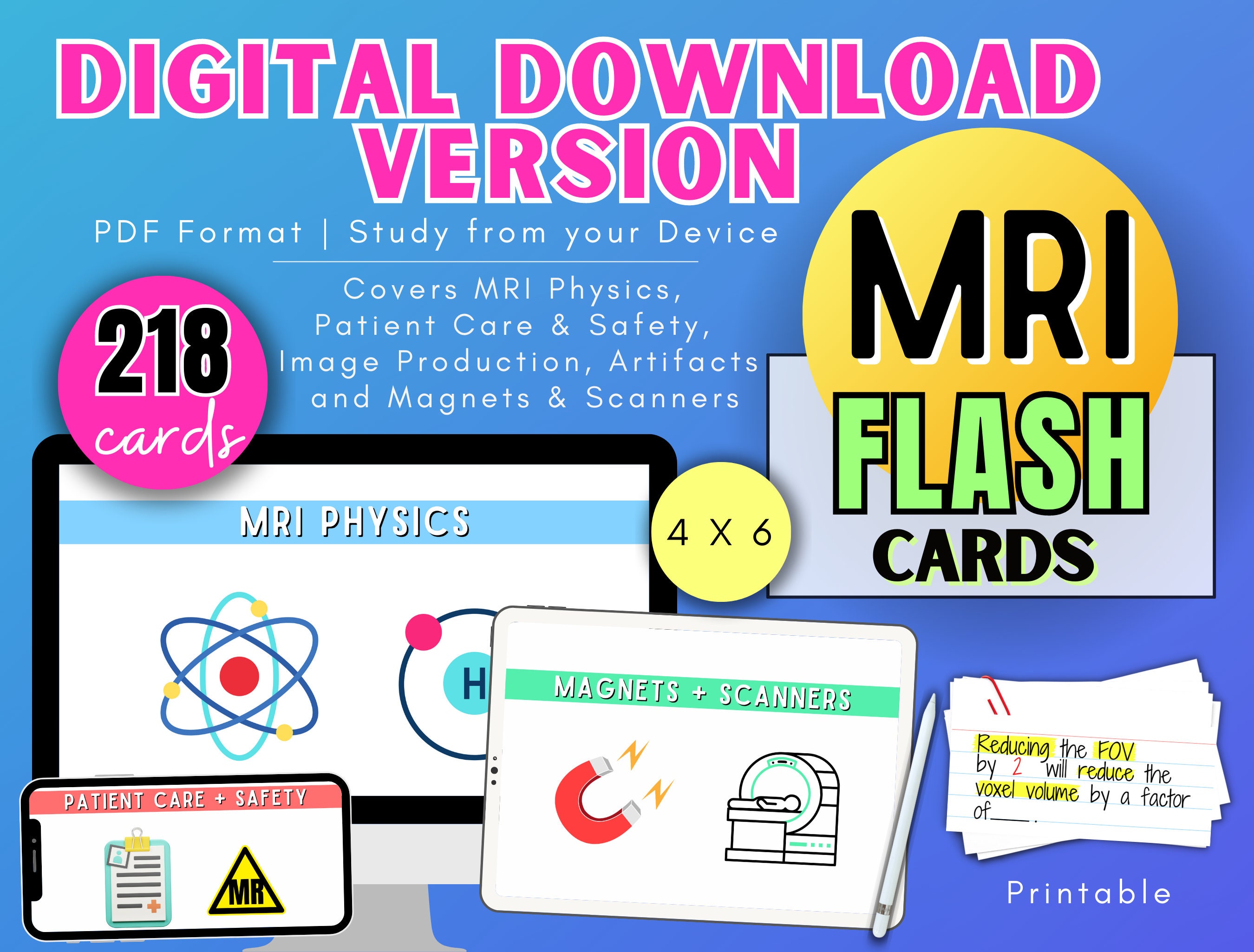 MRI Flashcards, ARRT ARMRIT Study Guide, Mri Flash Cards, Mri Tech, Mri ...