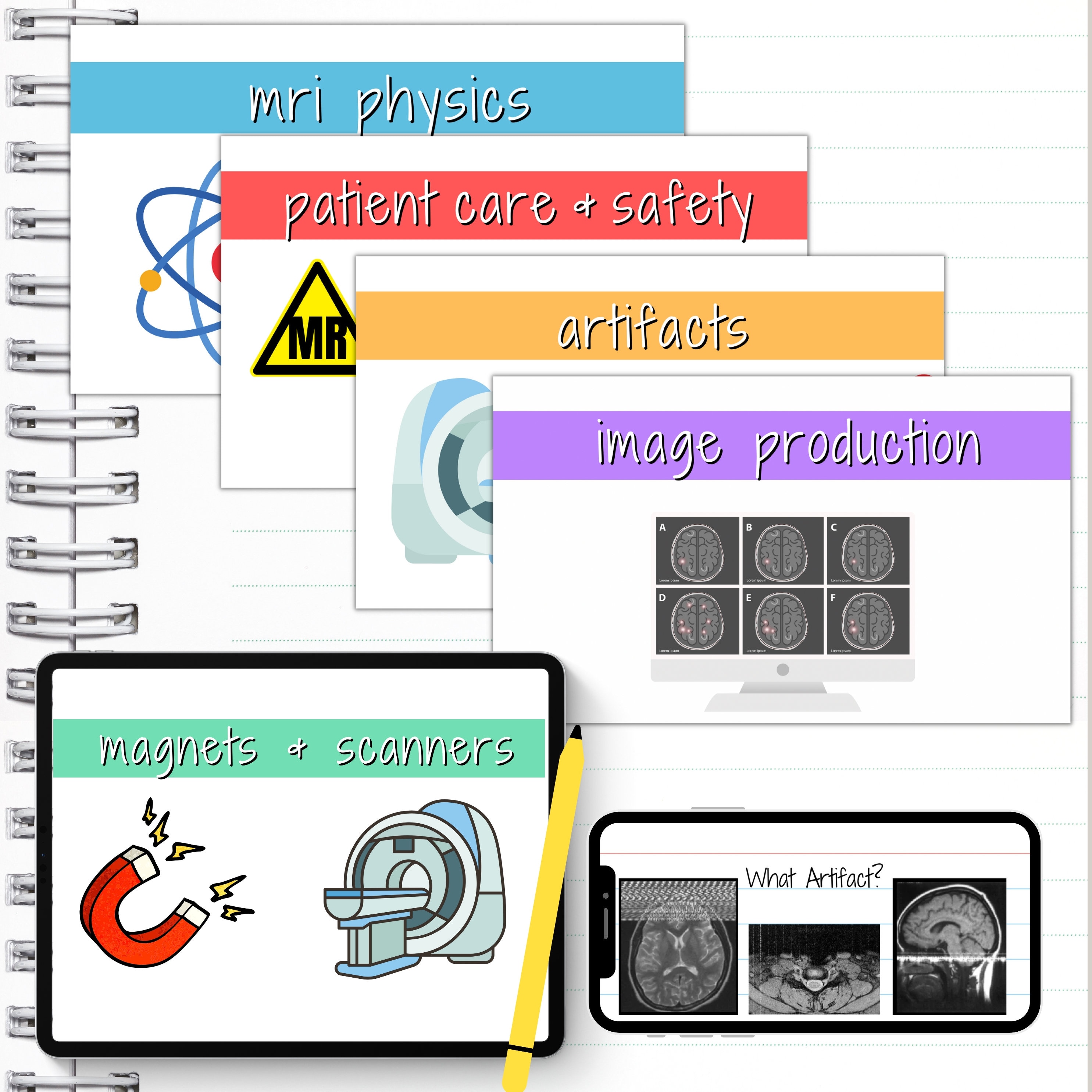MRI Flashcards ARRT ARMRIT Study Guide Mri Flashcard Bundle - Etsy UK