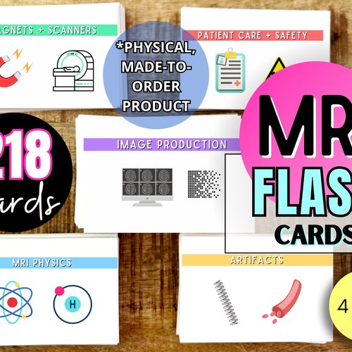MRI Flashcards ARRT ARMRIT Study Guide Mri Flashcard Bundle - Etsy
