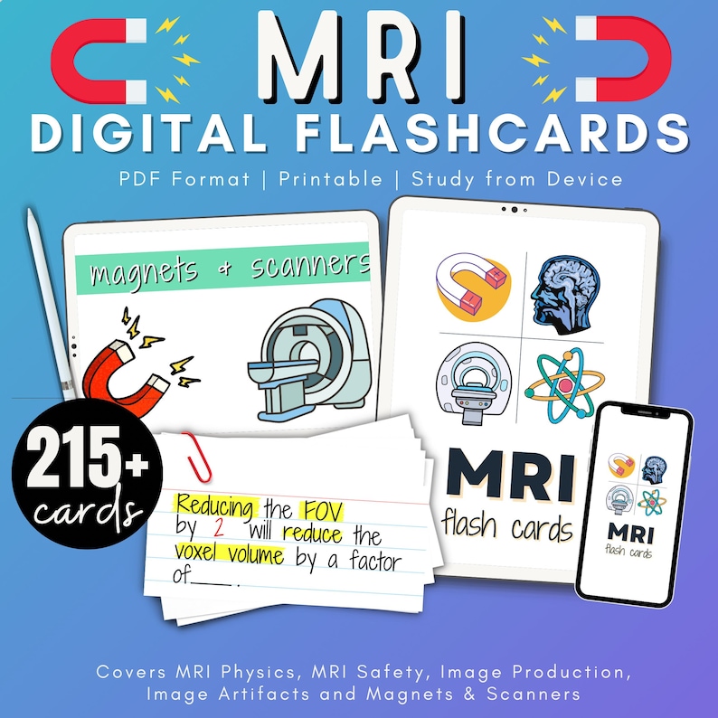 MRI Flashcards, ARRT ARMRIT Study Guide, Mri Flash Cards, Mri Tech, Mri ...