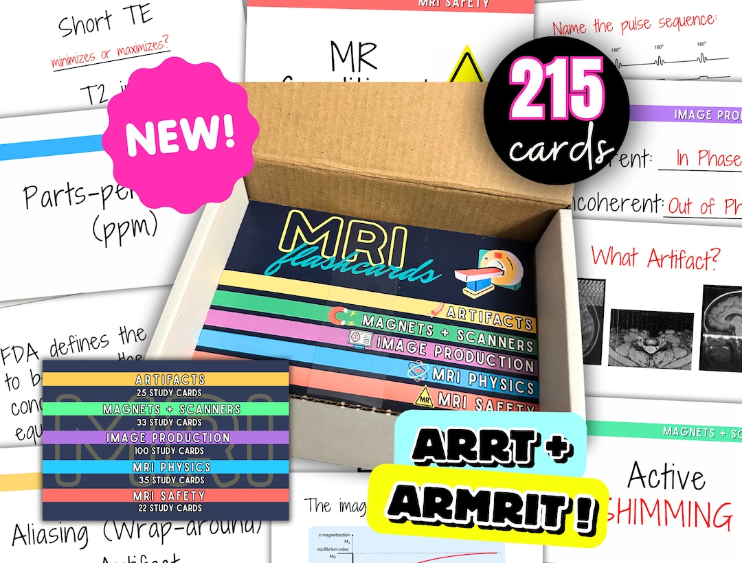 MRI Flashcards, ARRT ARMRIT Study Guide, Mri Flashcard, Mri Tech, Mri ...