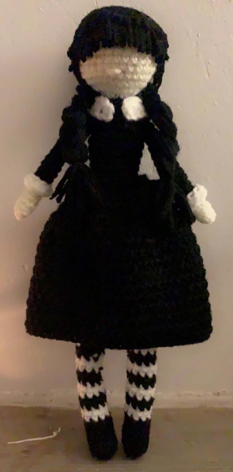 PATTERN Wednesday Addams Crochet Pattern Amigurumi Wednesday Pattern ...