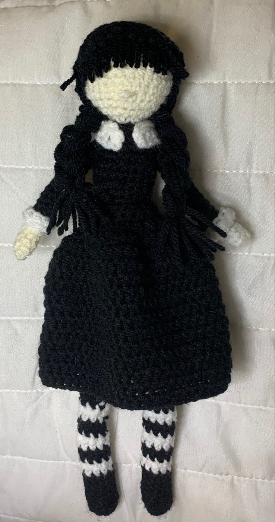 PATTERN Wednesday Addams Crochet Pattern Amigurumi Wednesday Pattern ...