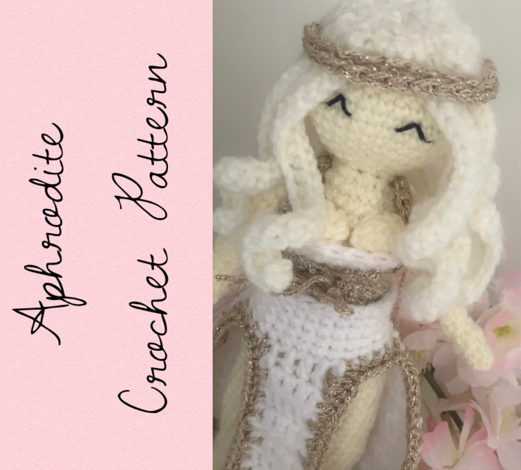 PATTERN | Goddess Aphrodite Amigurumi Crochet Pattern Pdf Mythology ...