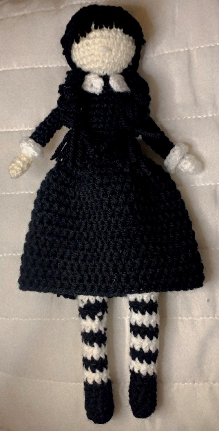 PATTERN Wednesday Addams Crochet Pattern Amigurumi Wednesday Pattern ...
