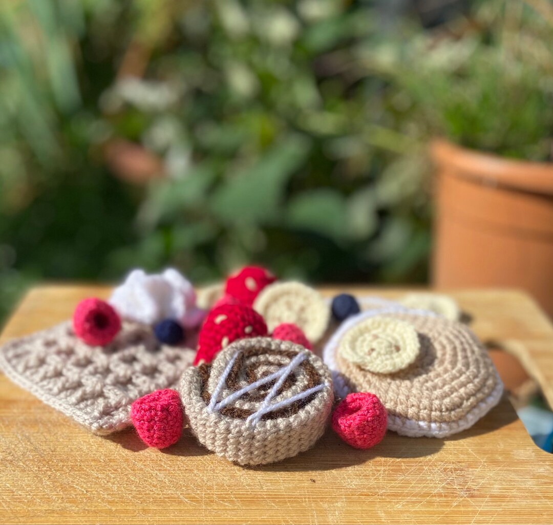 PATTERN |crochet Breakfast Pattern Set | Fruit and Breakfast | Crochet ...