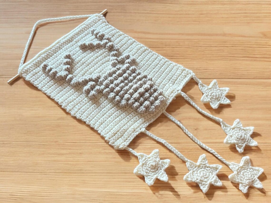 PATTERN | Reindeer Stag Wall Hanging Crochet Pattern | Christmas ...