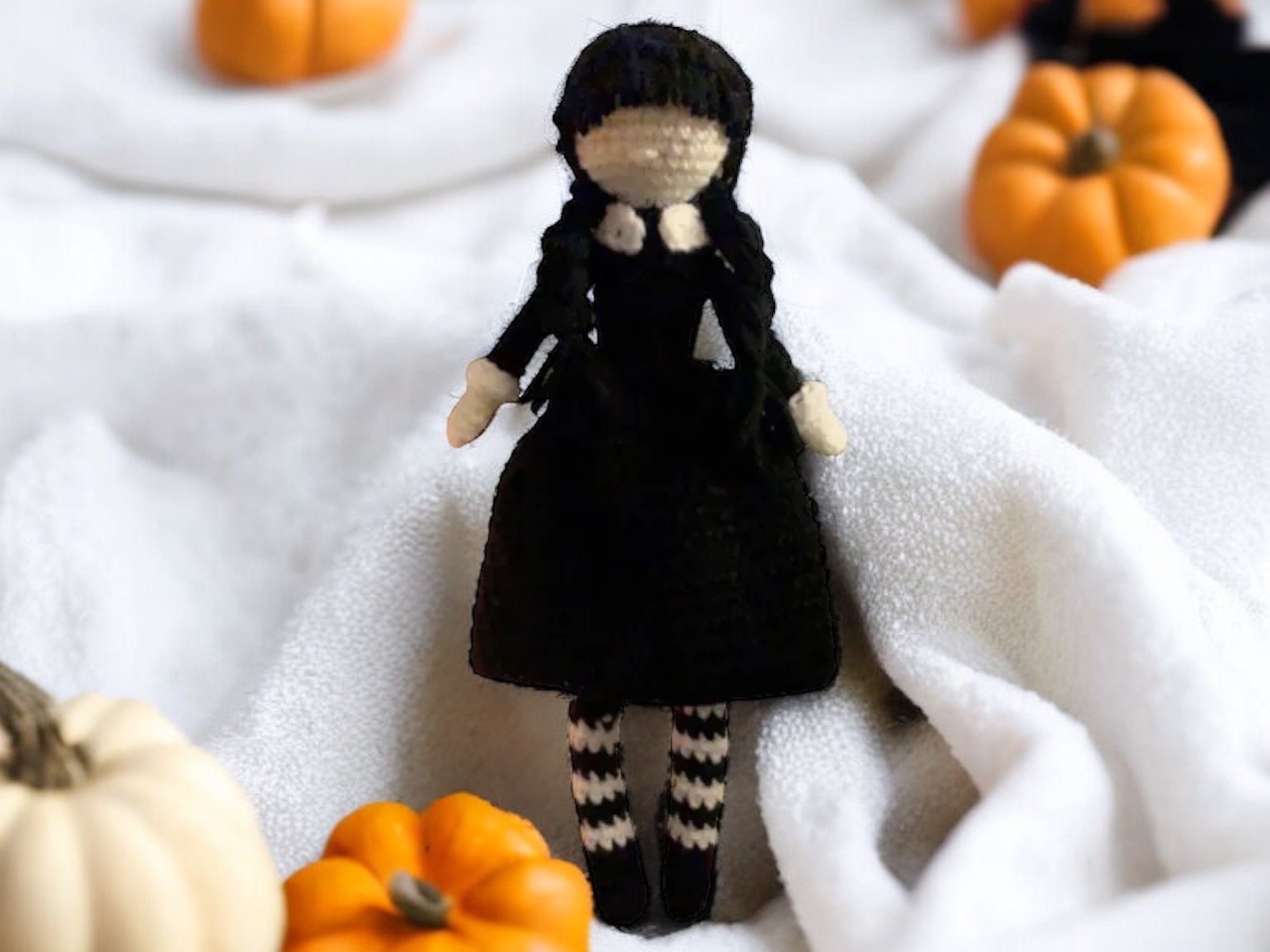 PATTERN Wednesday Addams Crochet Pattern Amigurumi Wednesday Pattern ...