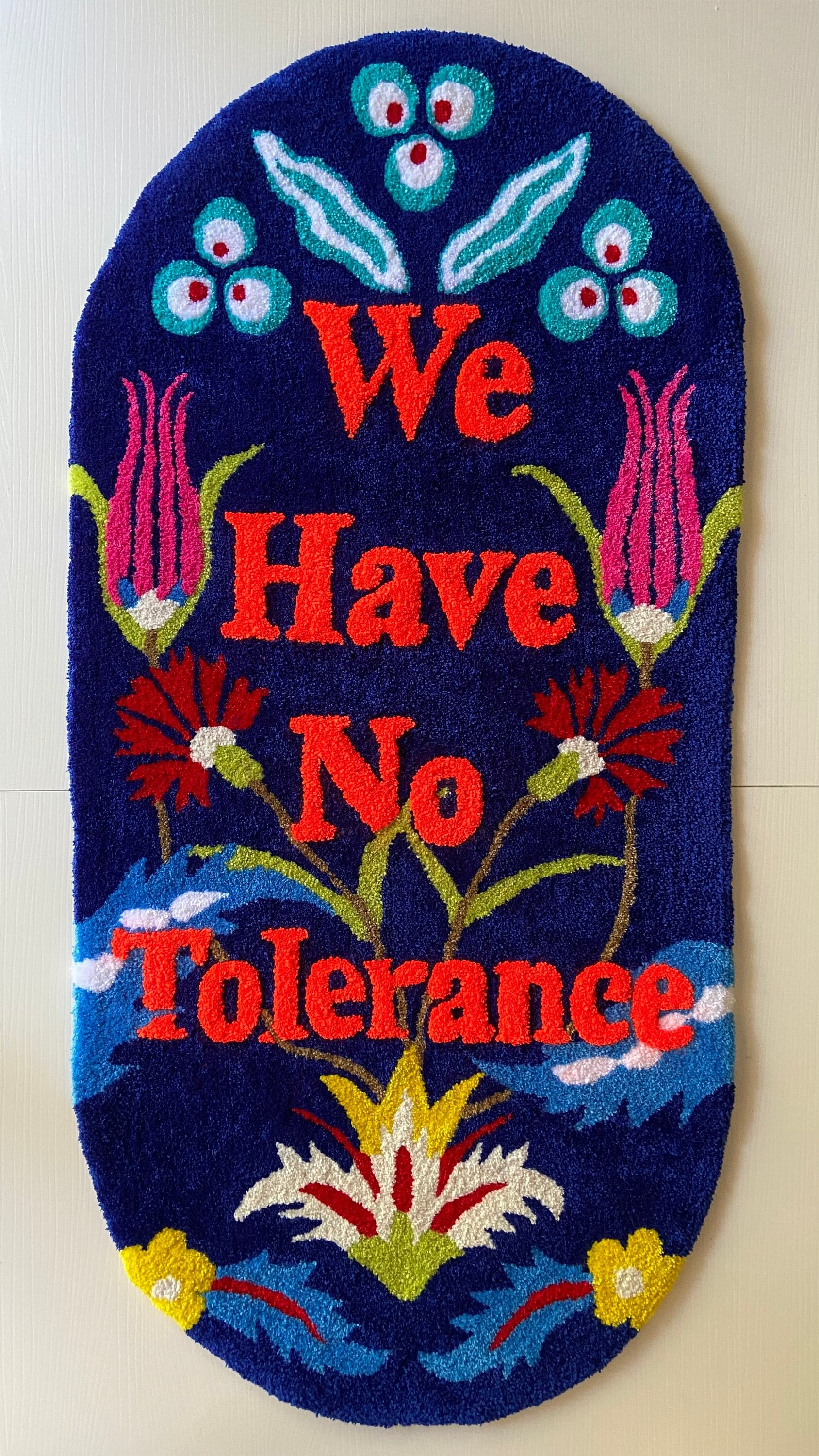 Traditional Patterned Tufted Rug I 68x140 Cm I Tufting Rug, %100 ...