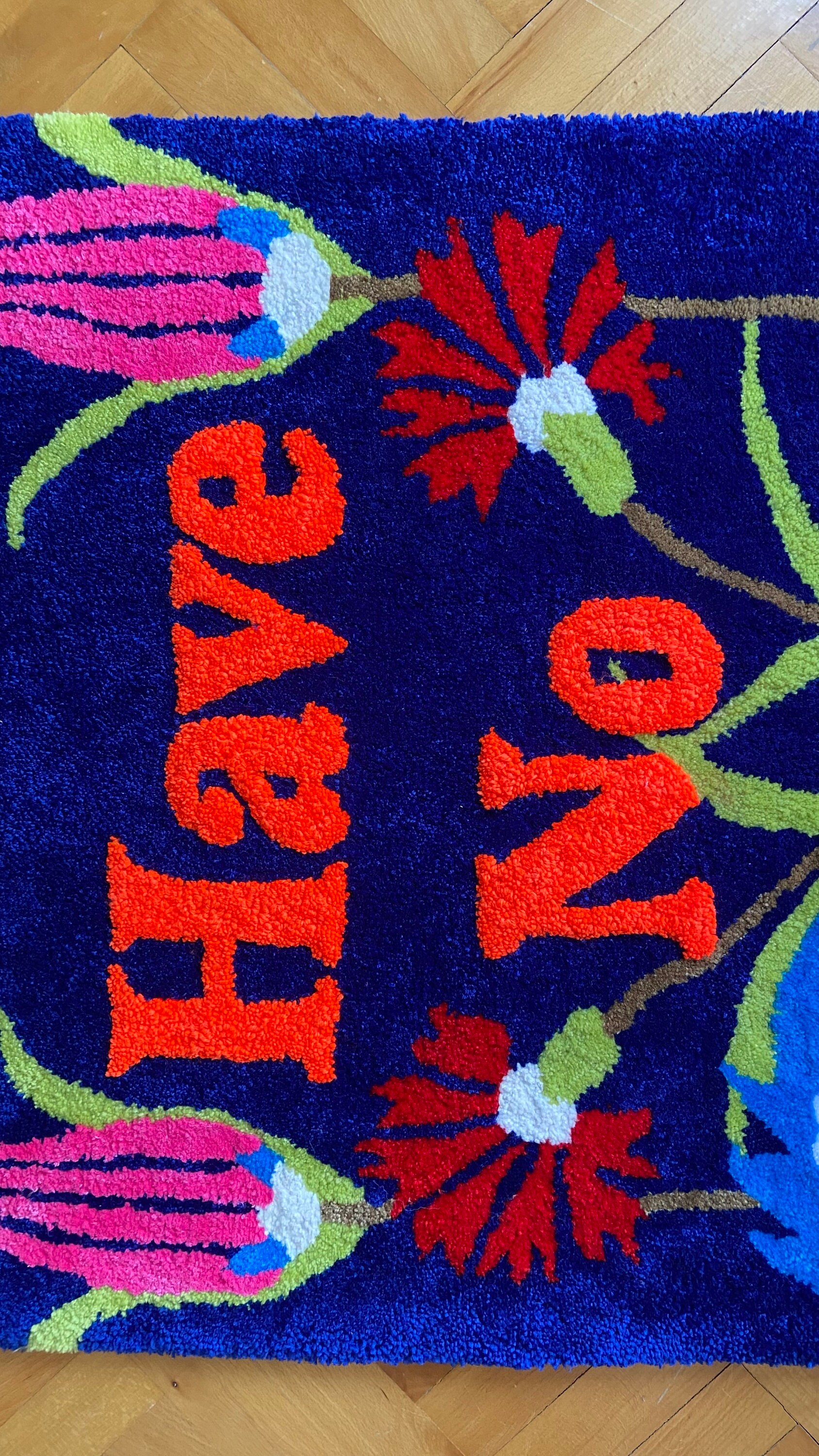 Traditional Patterned Tufted Rug I 68x140 Cm I Tufting Rug - Etsy