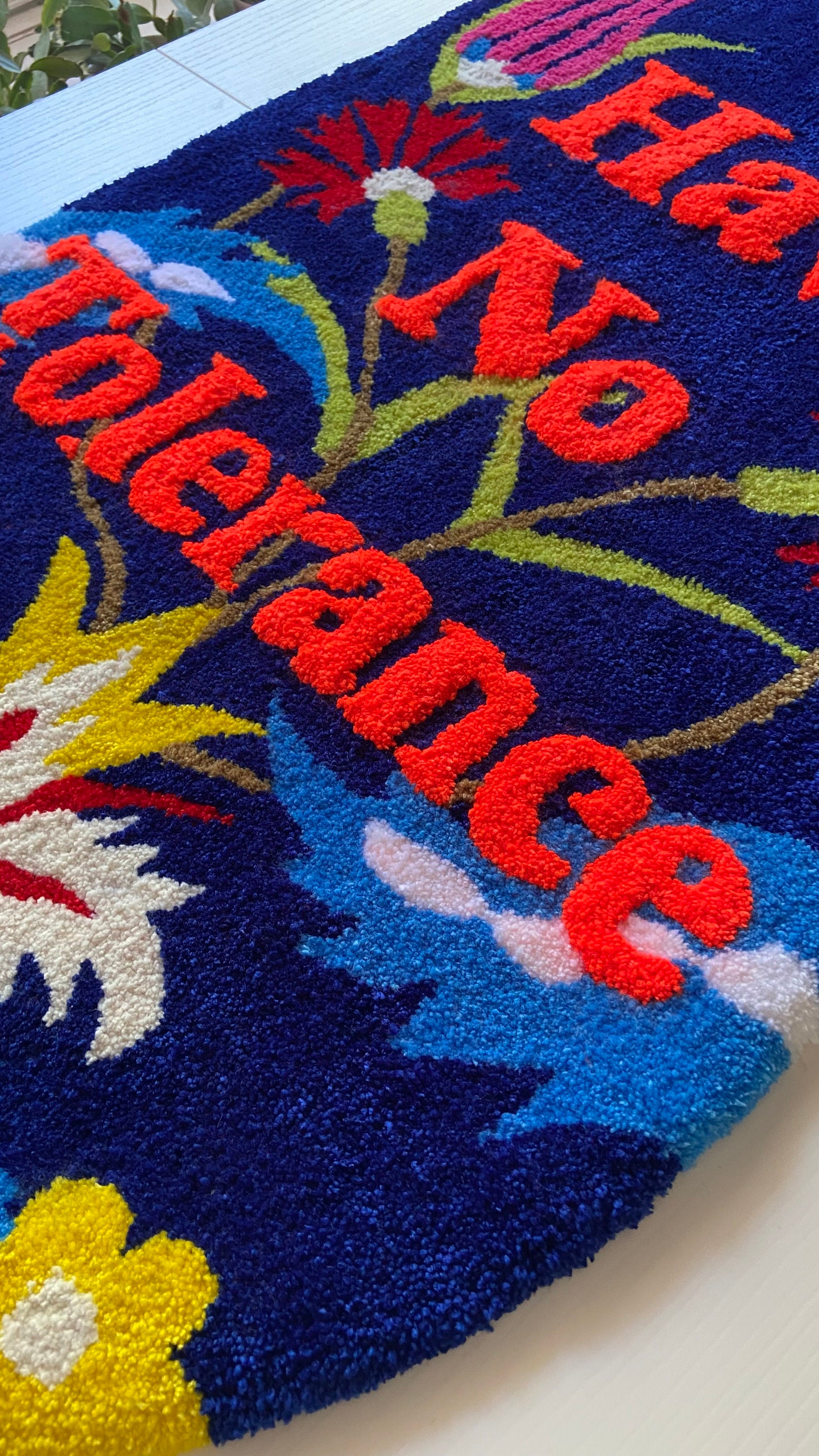 Traditional Patterned Tufted Rug I 68x140 Cm I Tufting Rug, %100 ...