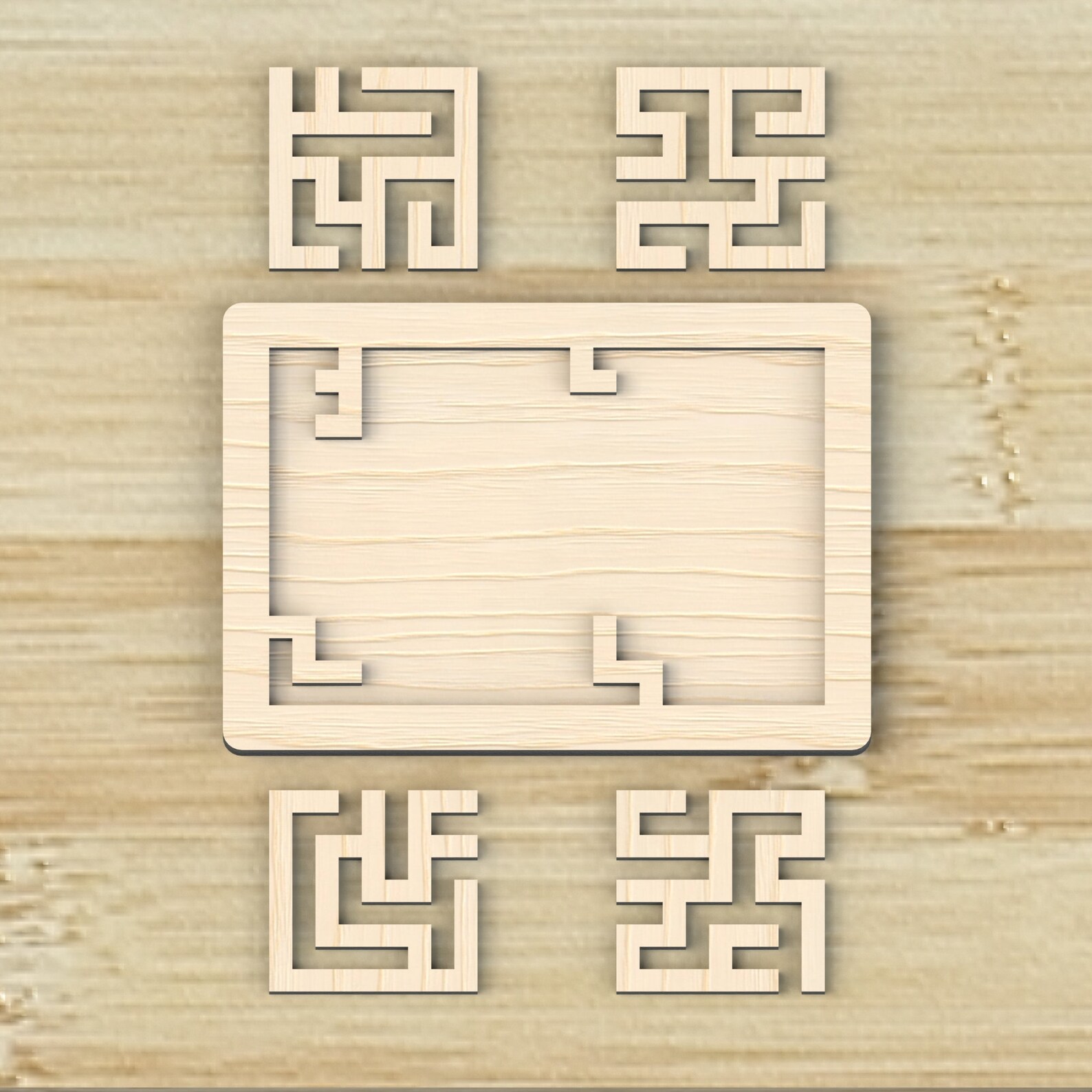 Chinese Puzzle Game Digital File for CNC Glowforge Laser Cut Template ...