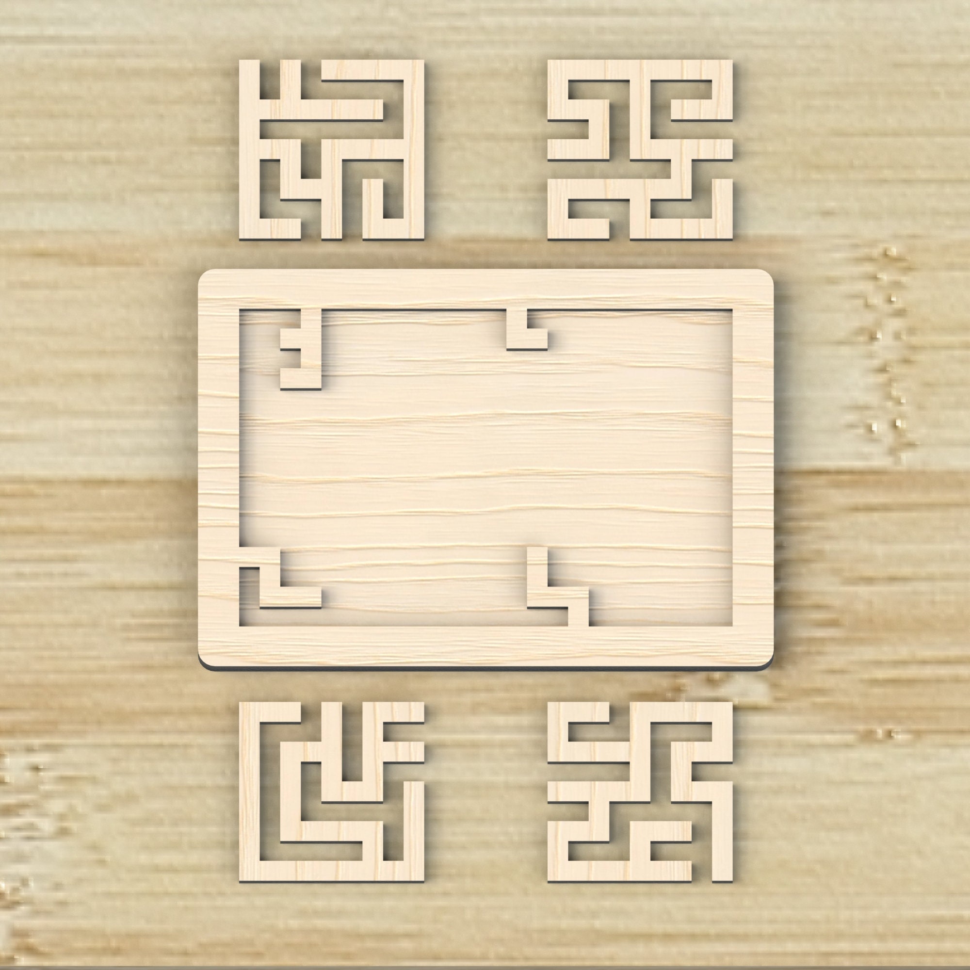 Chinese Puzzle Game Digital File for CNC Glowforge Laser Cut Template ...