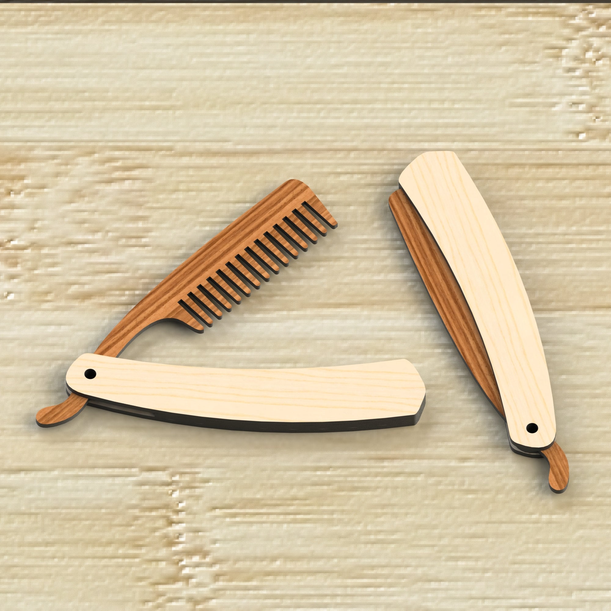 Unique Comb Bundle Digital File for CNC Glowforge Laser Cut - Etsy