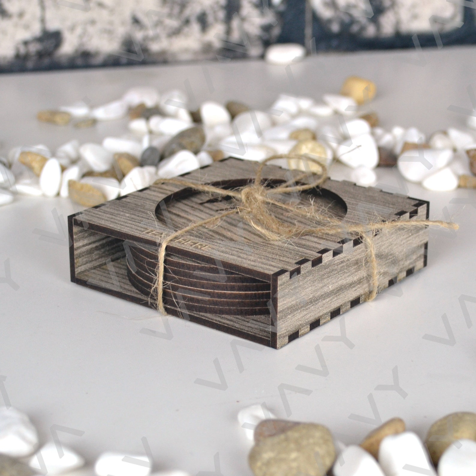 Line Cat 6 Set of Wooden Coasters Vector Laser Cut Egrave - Etsy