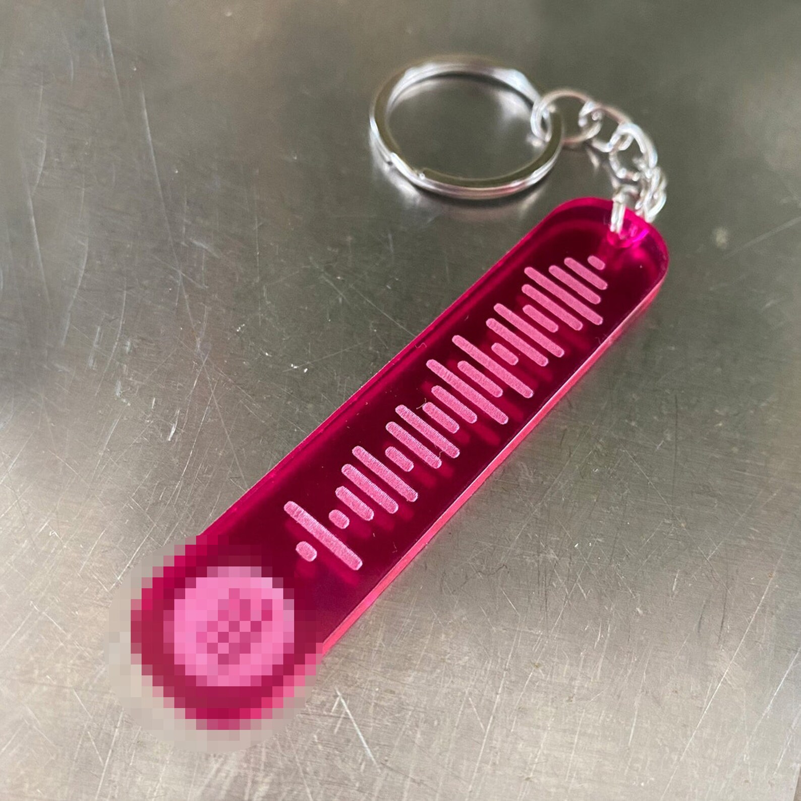 Personalised Song Code Playlist Keychain - Etsy UK
