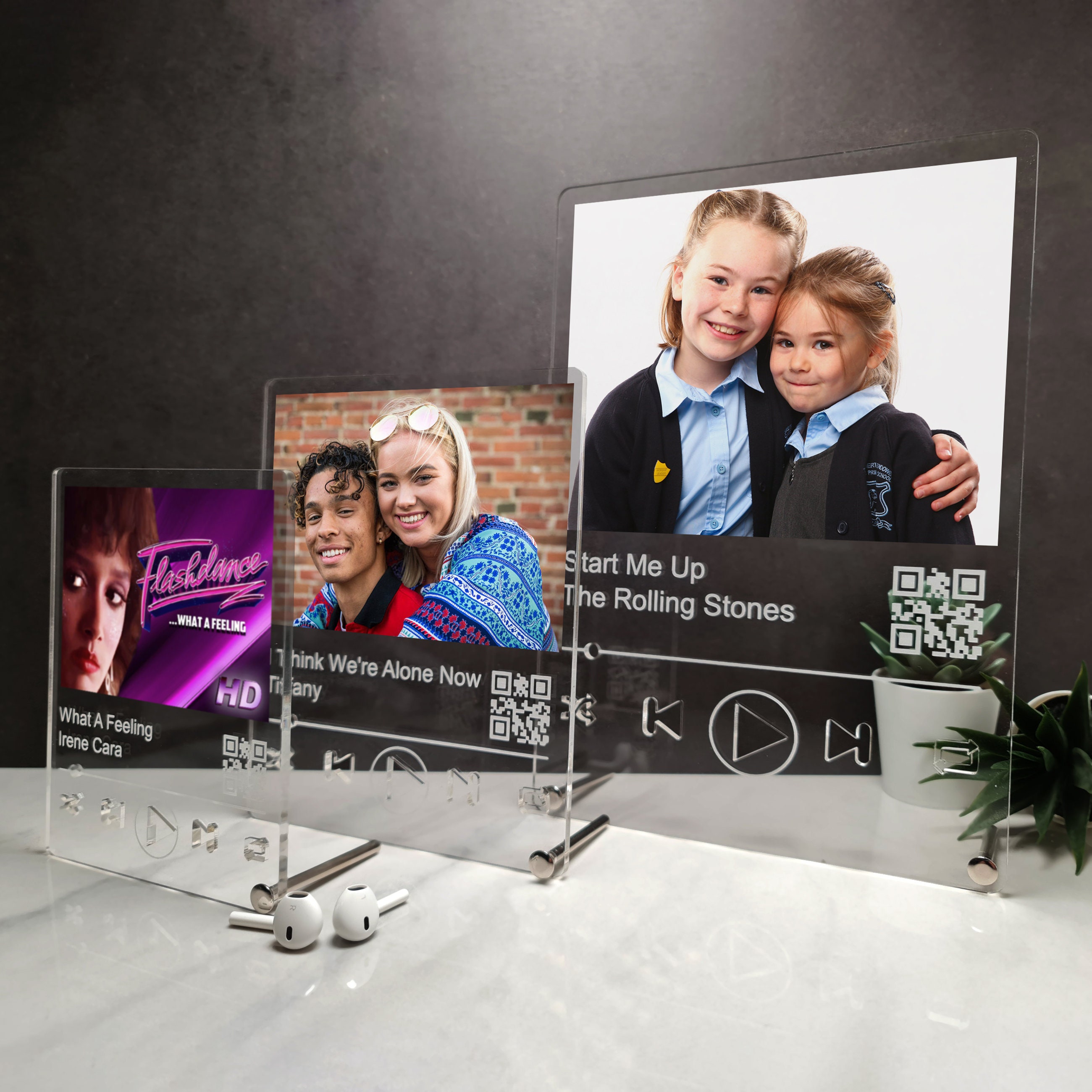 Scannable Music Plaque Custom Acrylic Plaque With Stand With - Etsy UK