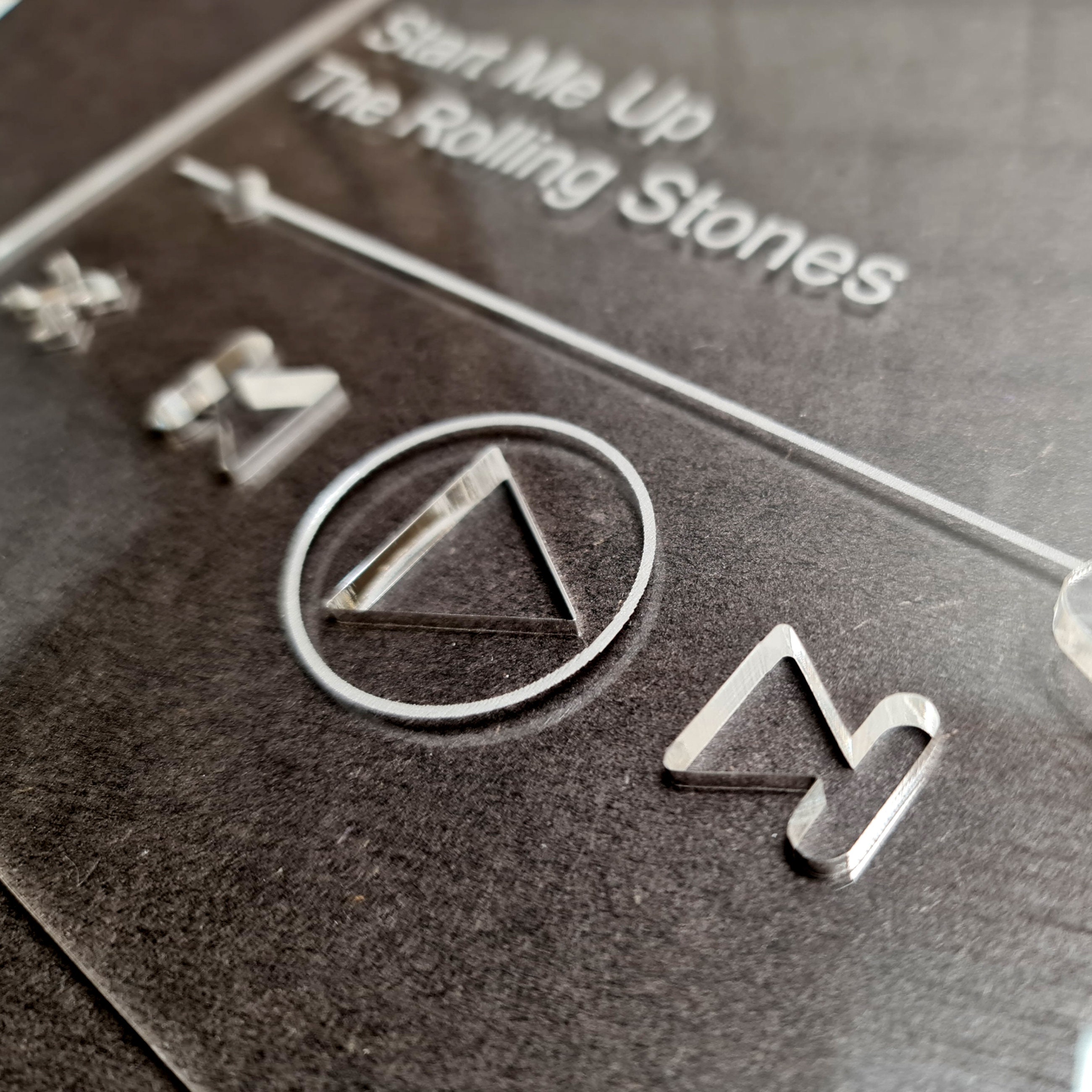 Scannable Music Plaque Custom Acrylic Plaque With Stand With - Etsy UK