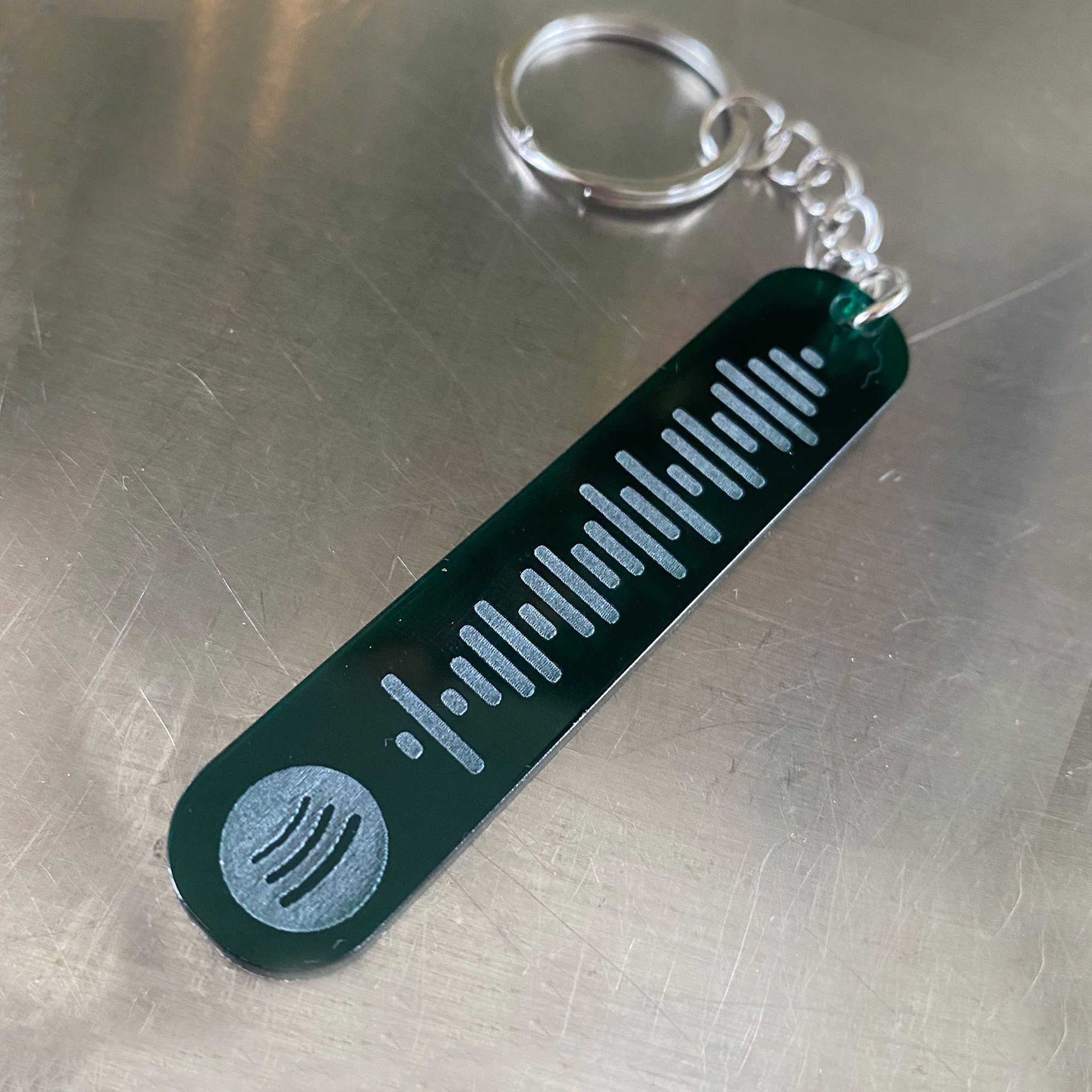 Personalised Song Code Playlist Keychain | Etsy