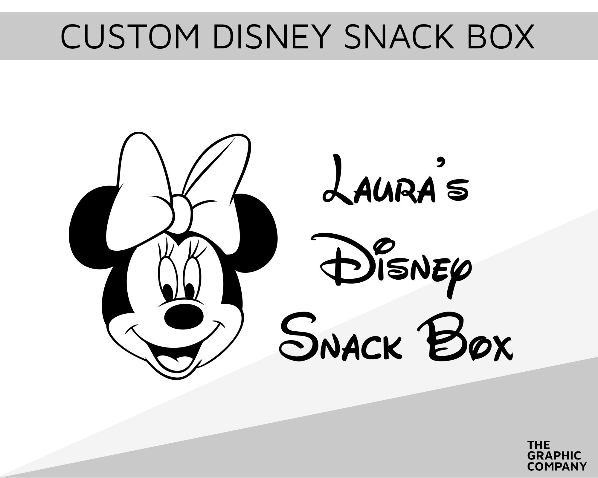 Personalised Snack Box Vinyl Sticker Decal - Etsy