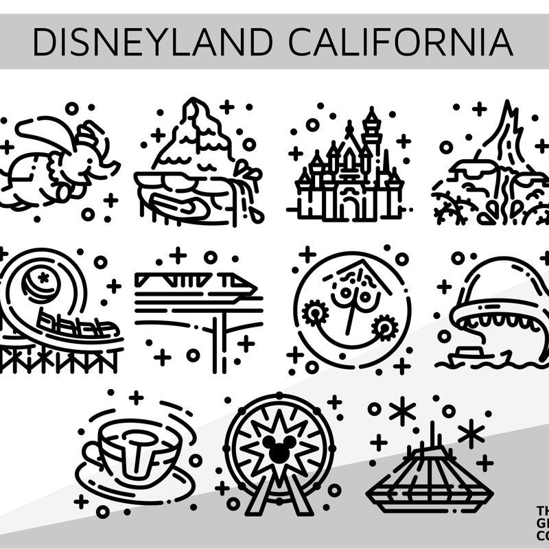 Disneyland Svg - Etsy