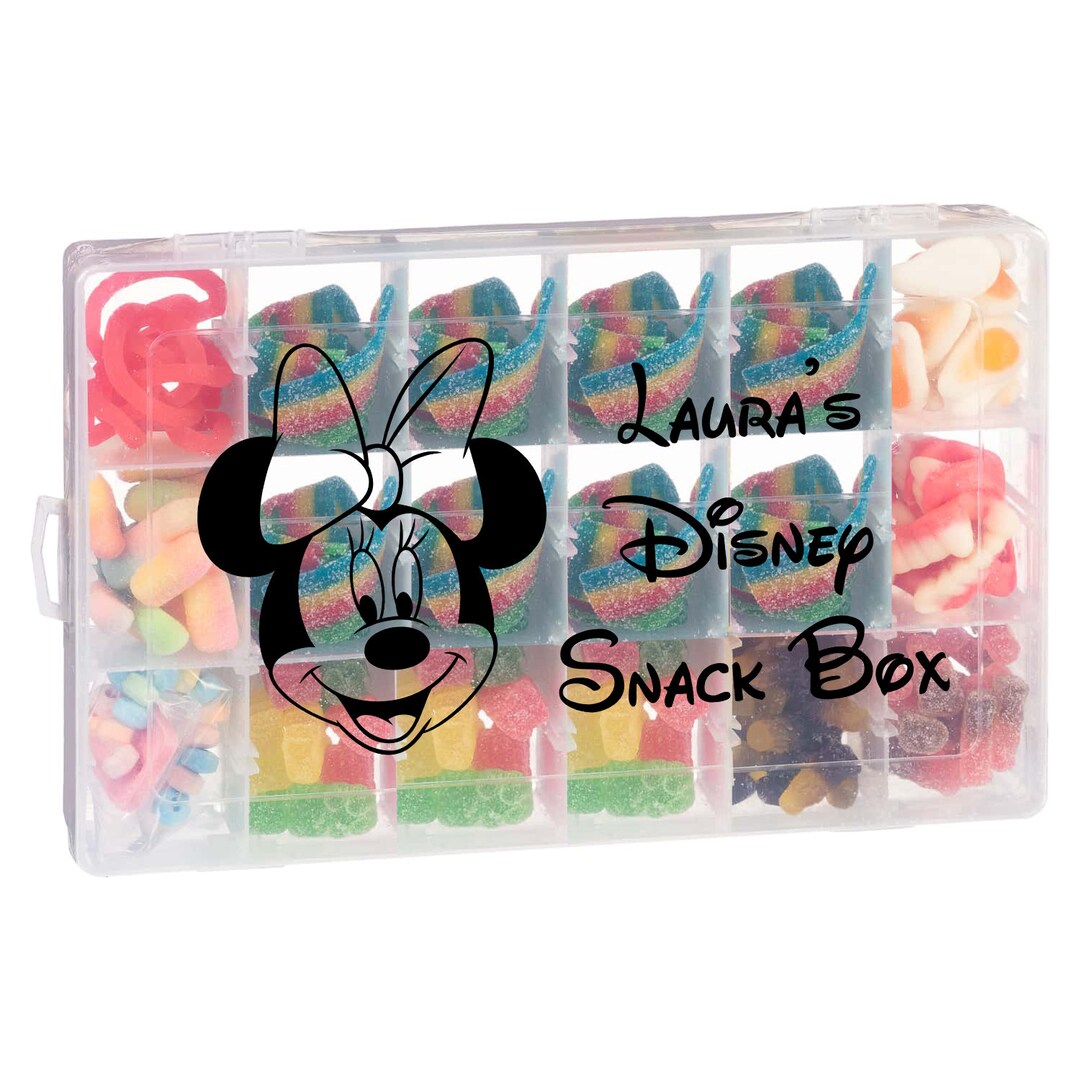 Personalised Snack Box Vinyl Sticker Decal - Etsy
