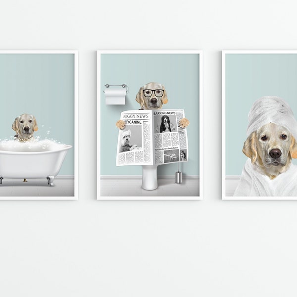 Dog Bathroom Sign - Etsy