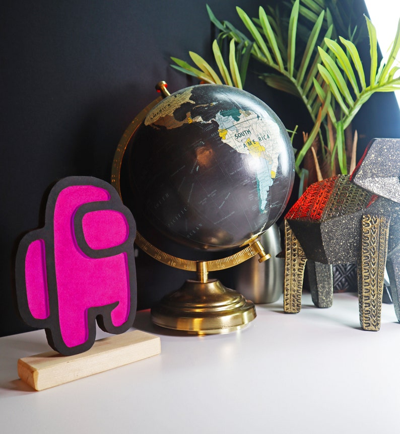 Among Us Character MDF Office Desk Decor - Etsy