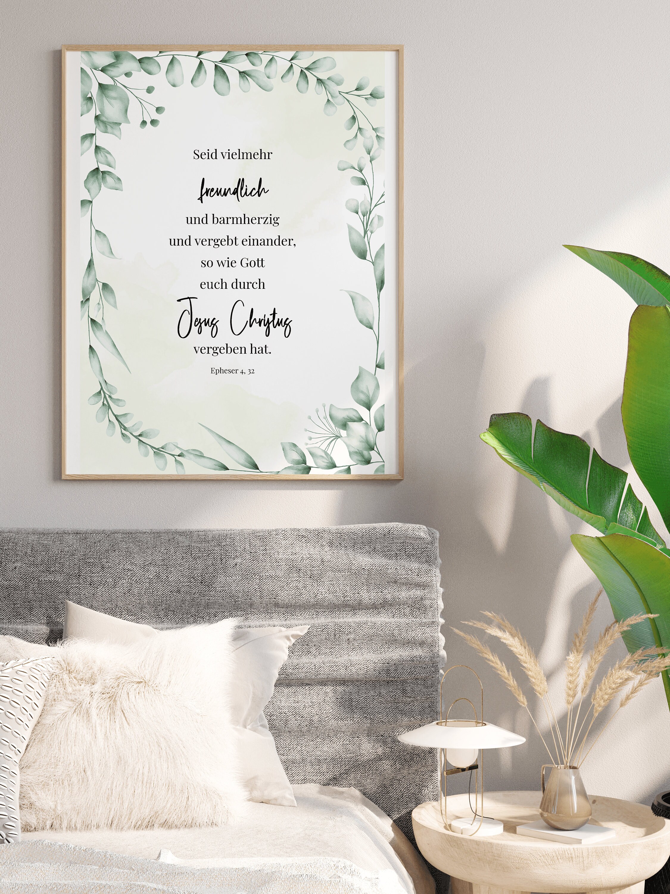 Ephesians 4:32 Bible Verse to Print Christian Poster Christian Decor ...