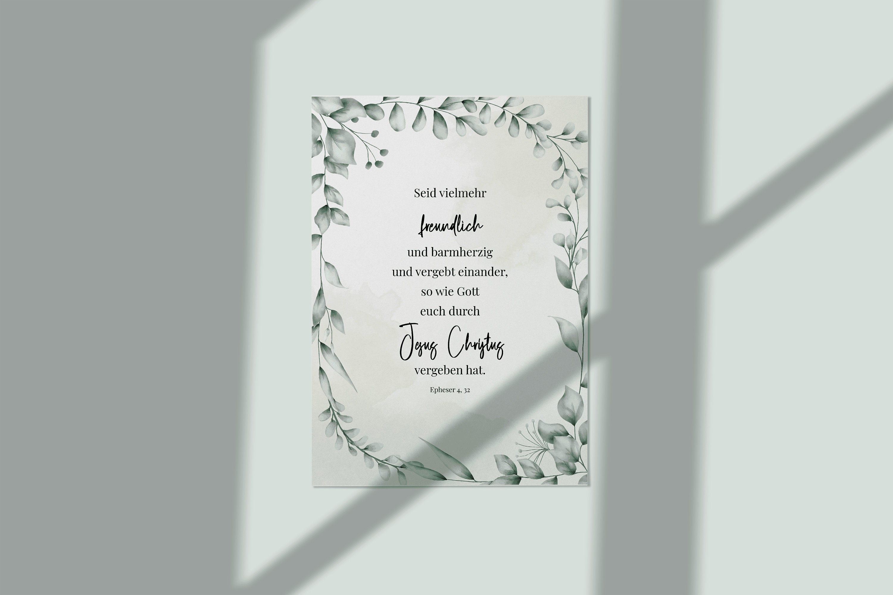 Ephesians 4:32 - Bible Verse to Print - Christian Poster - Christian ...