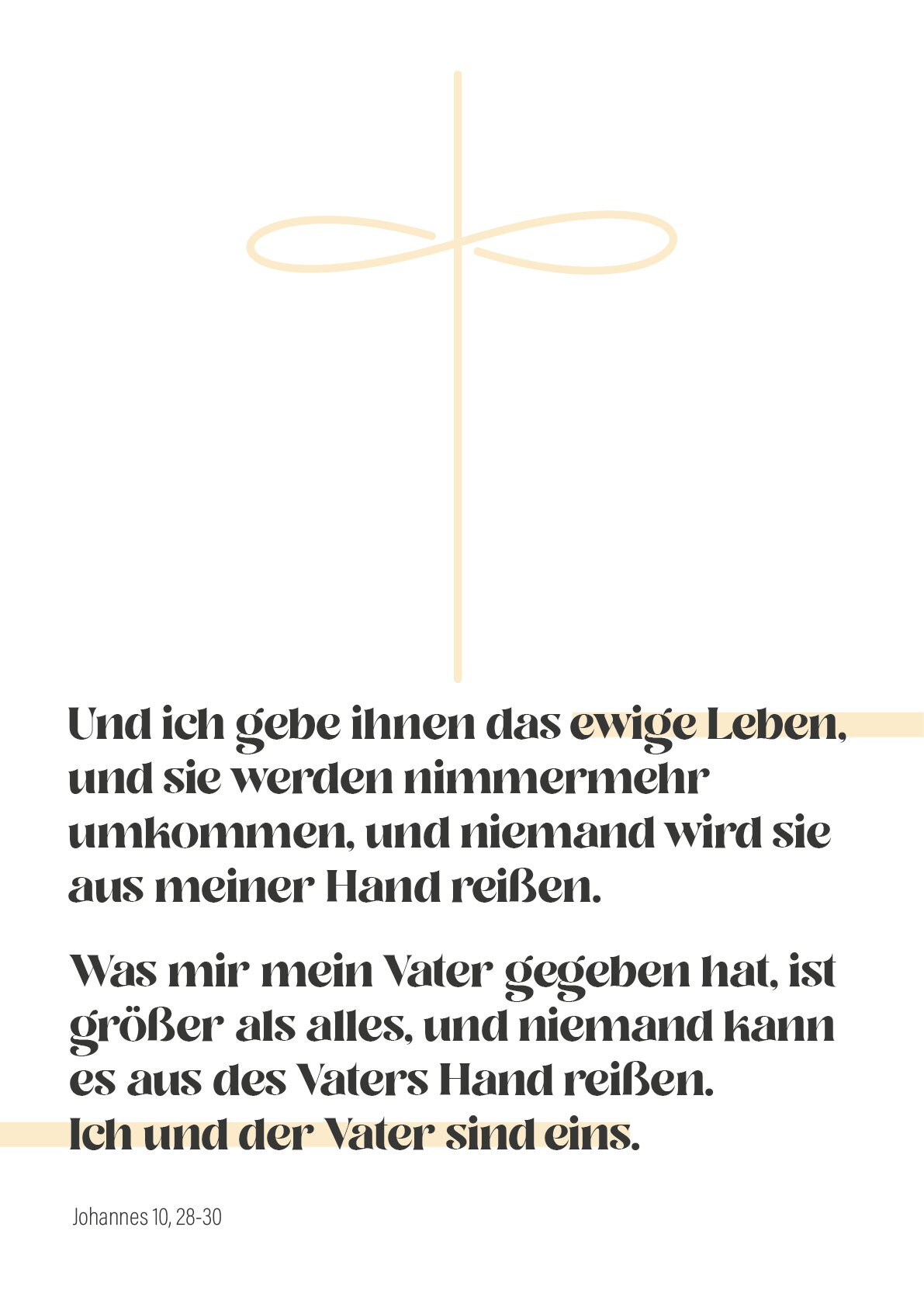 John 10:28-30 Bible Verse to Print Christian Poster - Etsy