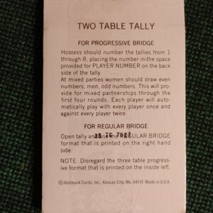 Unopened Hallmark Bridge Tallies Retro Kitsch Mushrooms Toadstools NOS ...